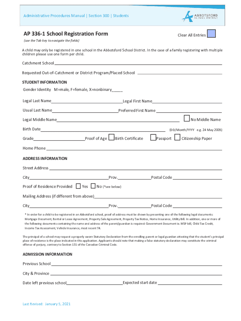 Fillable Online How to Pre-Register NEW Students for an Upcoming School ...