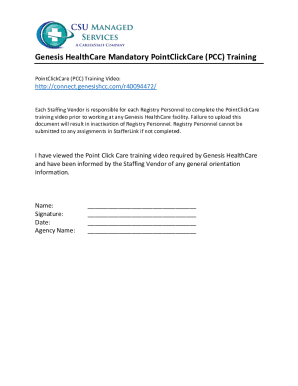 Fillable Online PointClickCare: Cloud-Based Healthcare Software ...