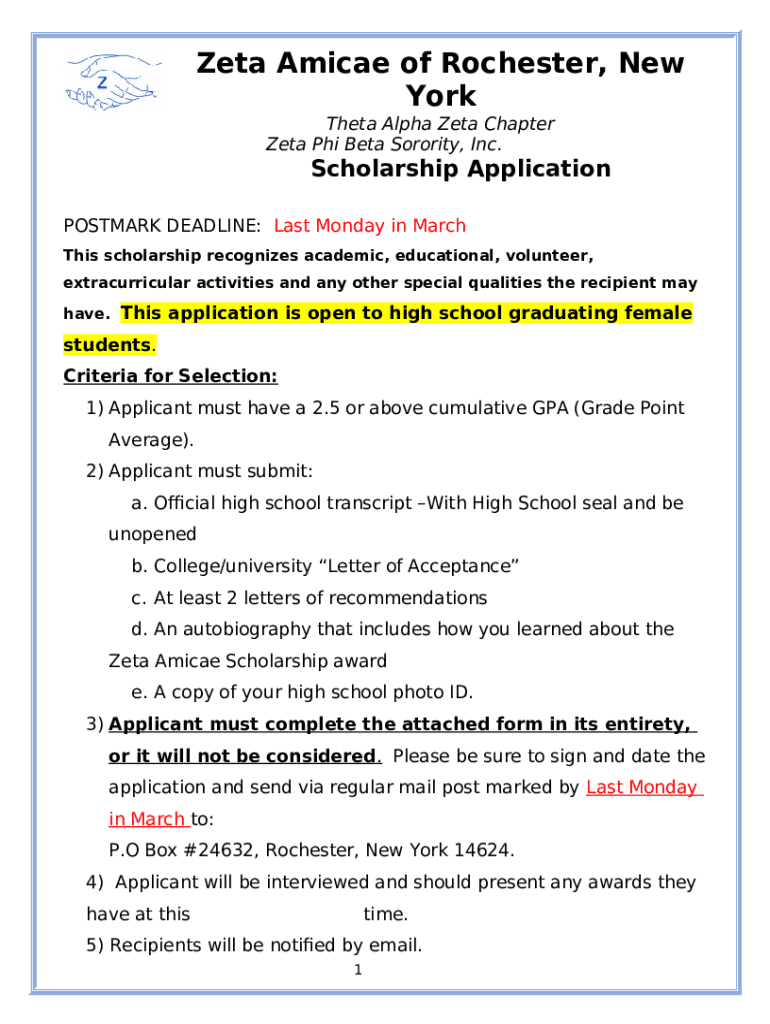 Zeta Phi Beta Sorority Inc., Theta Alpha Zeta Chapter ... Doc Template ...