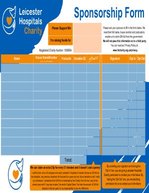 Fillable Online How to fill out a sponsorship form Fax Email Print ...