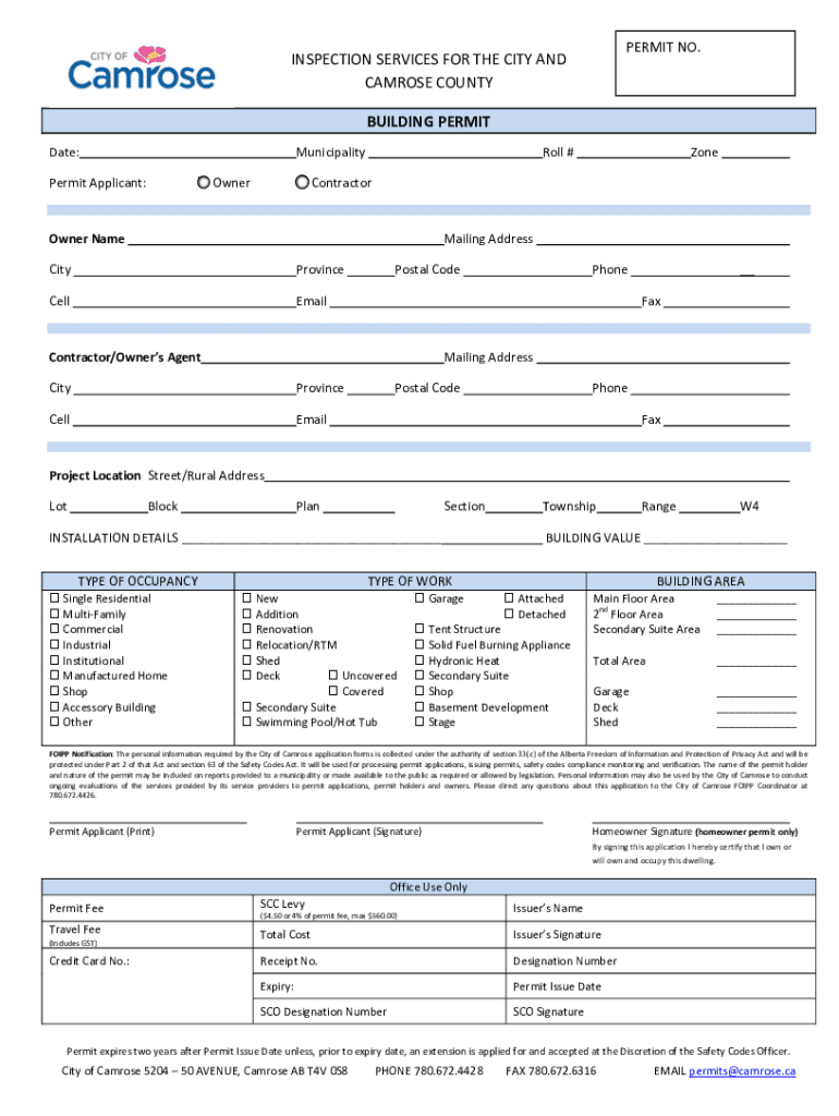 Fillable Online Building Permit Inspection Checklist Fax Email Print ...