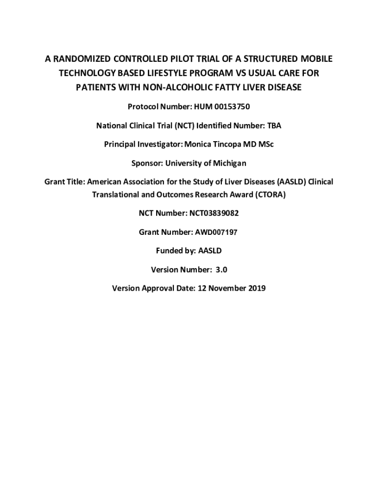 Fillable Online A Randomized Controlled Pilot Trial Of A Structured