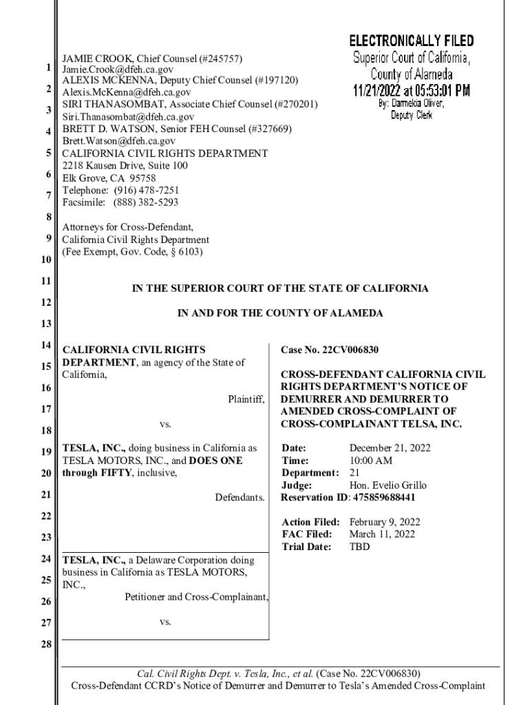 Fillable Online Jamie Crook - Berkeley, California, United States Fax ...