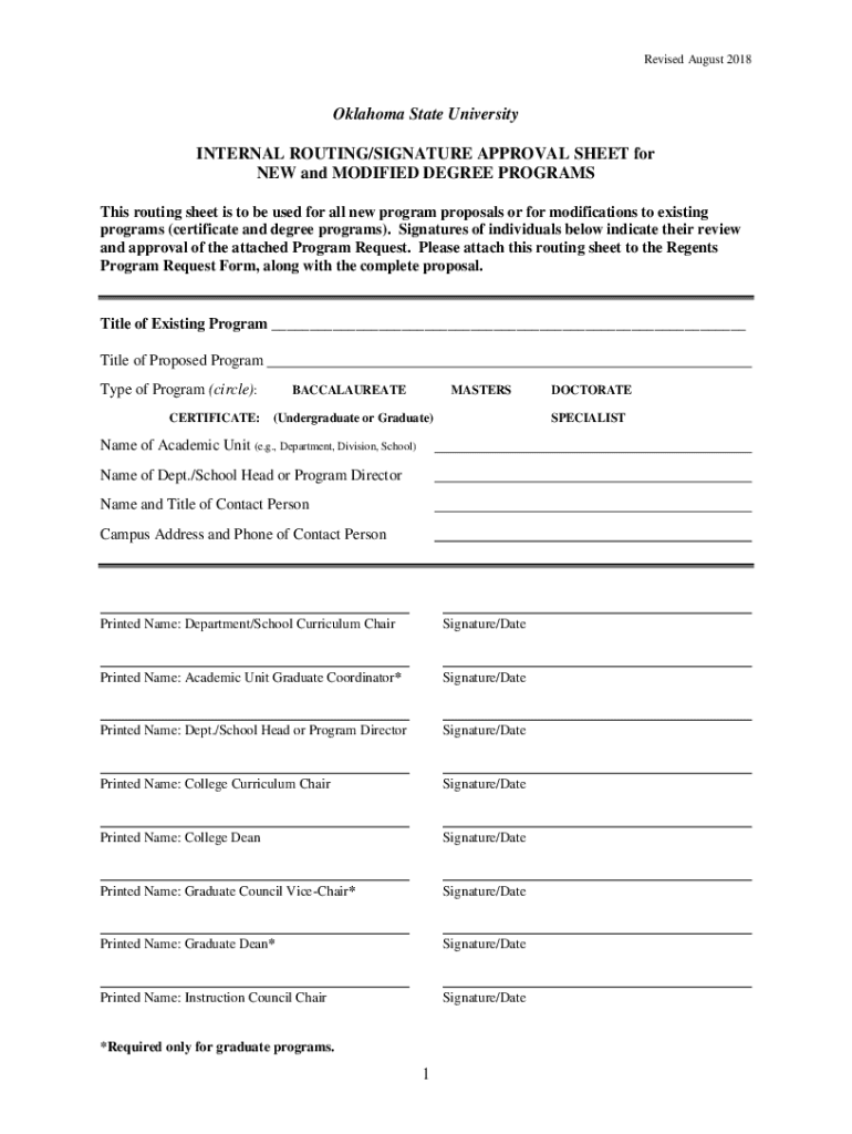 Fillable Online Academic Program and Organizational Approvals Fax Email Print - pdfFiller