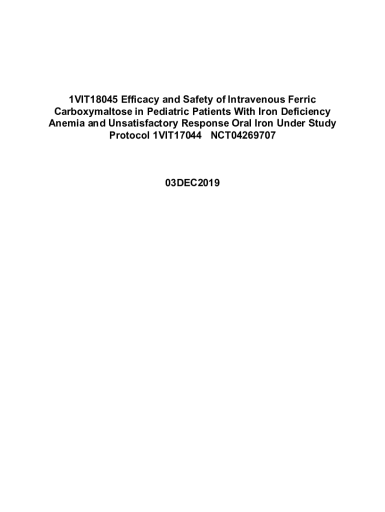 Fillable Online Efficacy and Safety of Intravenous Ferric Carboxymaltose in ... Fax Email Print ...