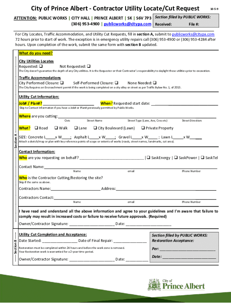 Fillable Online City of Prince Albert Standard Detail Drawings Fax ...