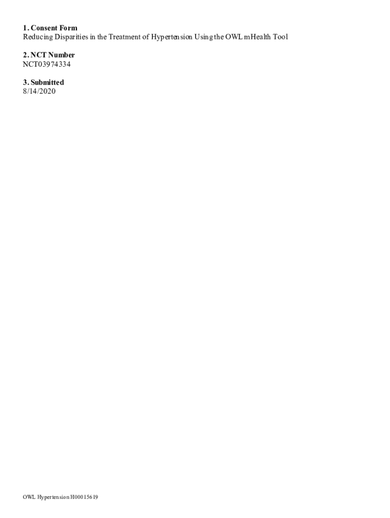 Fillable Online TEMPLATE Consent. Huron HRPP ToolKit Fax Email Print ...