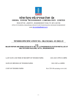 Fillable Online Tender Specification No.- SR.GM(S&S)- 03 /2022-23 Fax ...