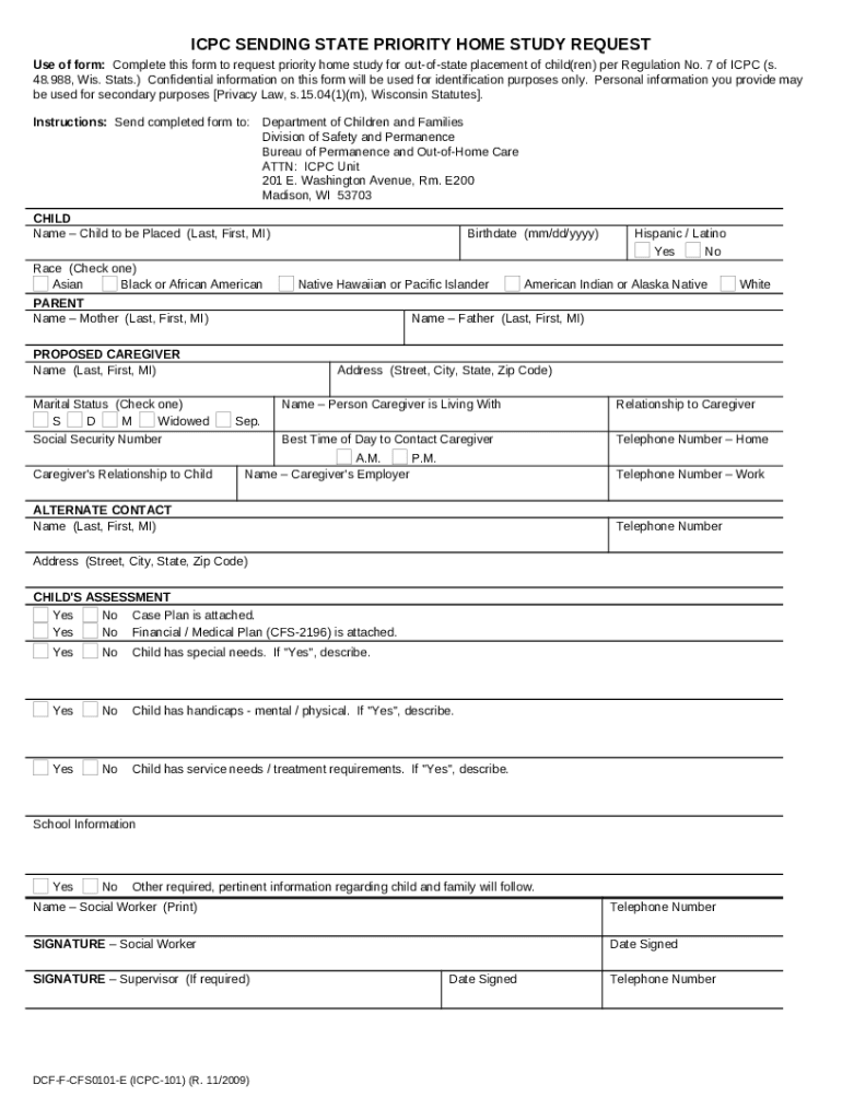 Full Text of ICPC Regulation No. 7Adoption Services - dcf wisconsin Doc ...