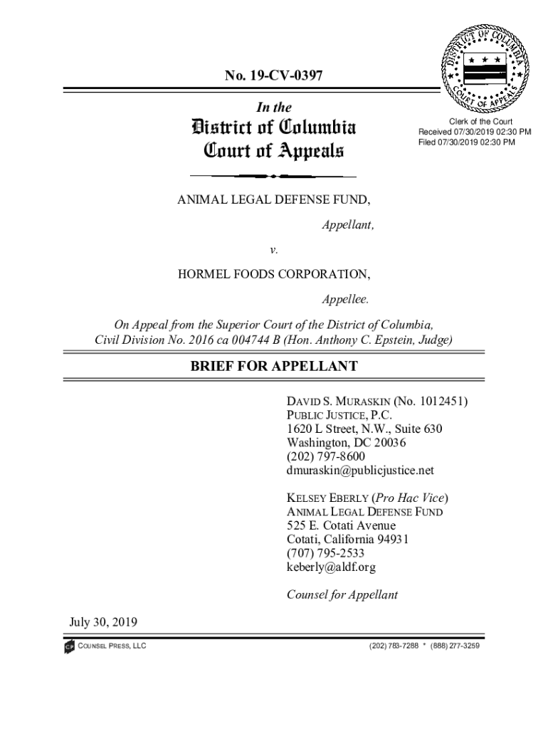 Fillable Online Overview of the State of District of Columbia Court ...