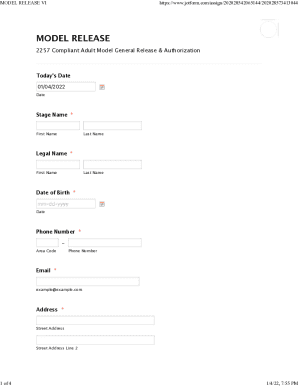 Fillable Online Create Digital Release Forms for Free Fax Email Print ...