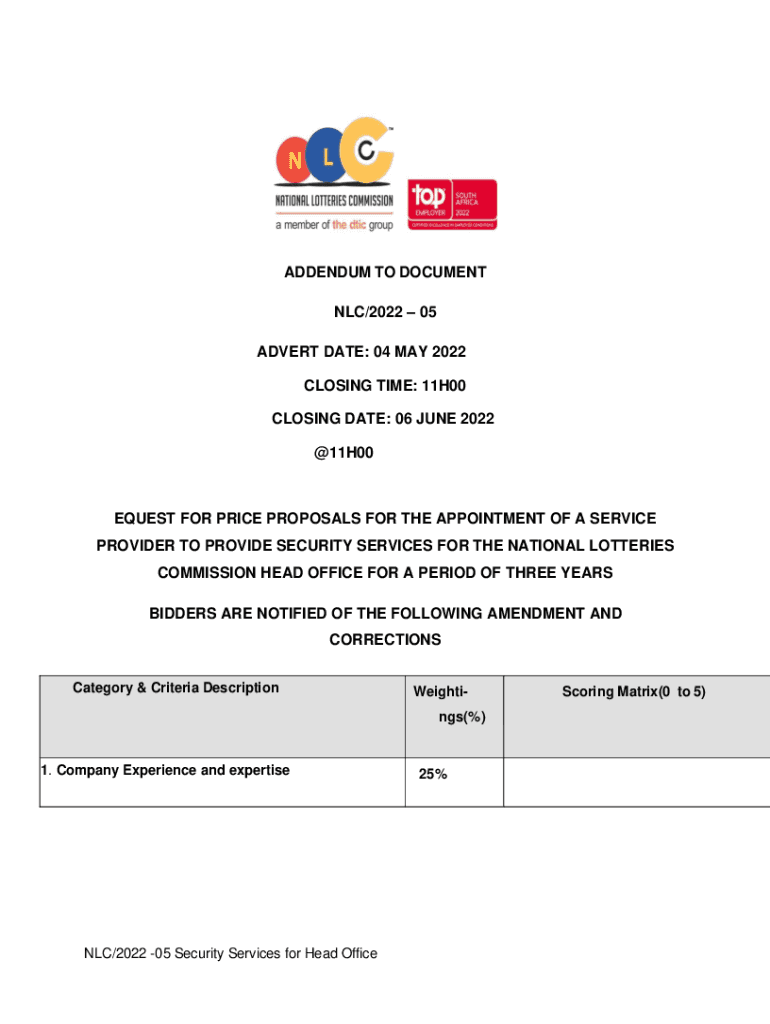 Fillable Online ADDENDUM TO DOCUMENT Fax Email Print - pdfFiller