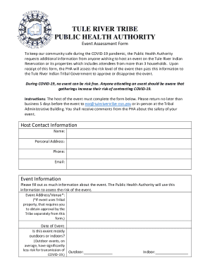 Fillable Online Event Assessment Form Fax Email Print - pdfFiller
