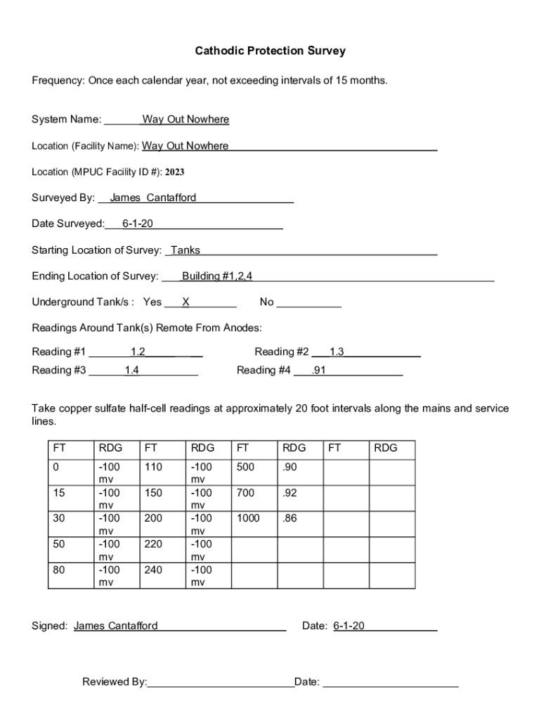 Fillable Online PIPELINE INSPECTION SURVEY (OCPIS) PLAN Fax Email Print ...