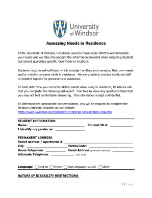 Fillable Online Family - Resident Selection Criteria Fax Email Print ...