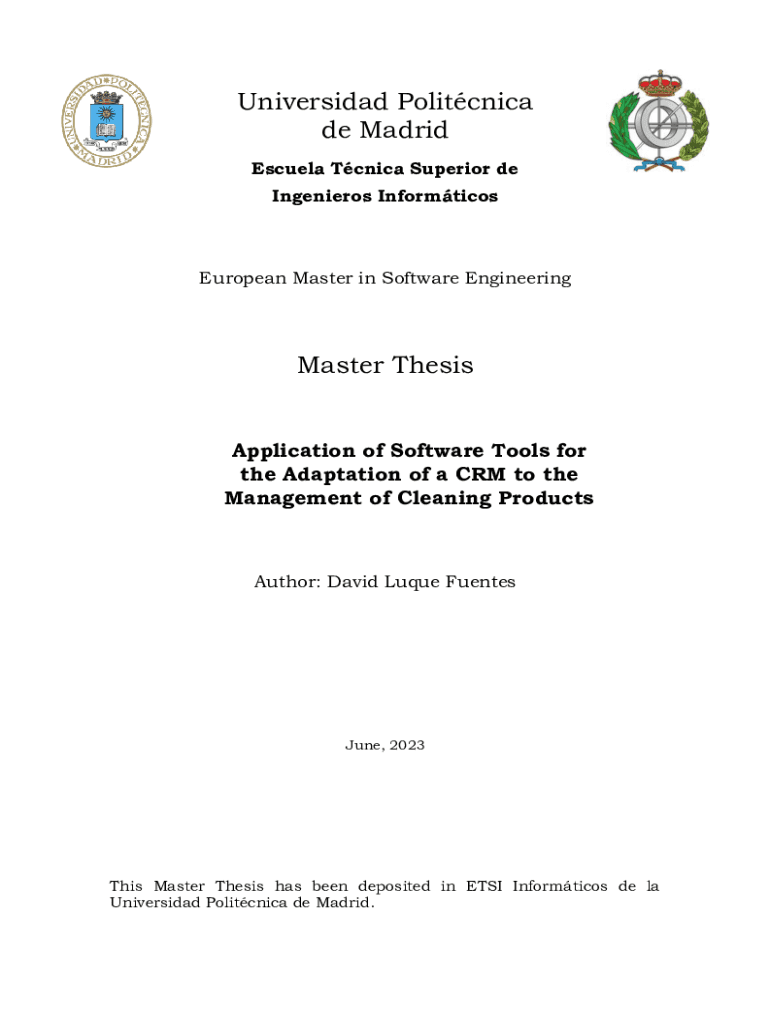 Fillable Online oa upm Application of software tools for the adaptation ...
