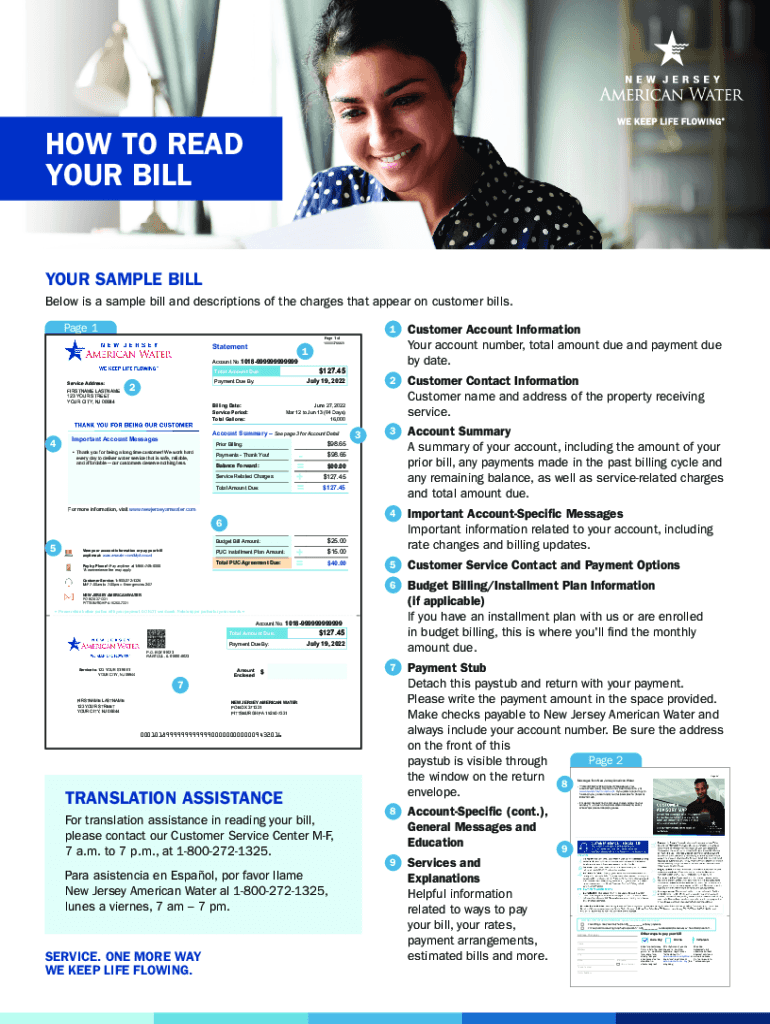 Fillable Online Understanding Your Electricity BillBill Sample Fax ...