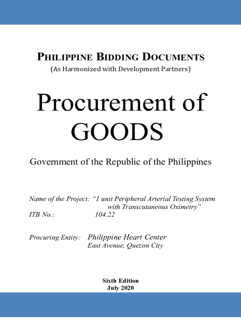 Fillable Online Republic of the Philippines - INVITATION TO BID Fax Email Print - pdfFiller