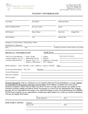 Fillable Online PT Form Fax Email Print - pdfFiller