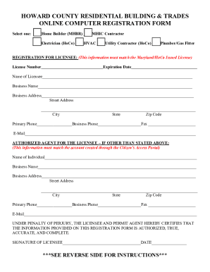 Fillable Online ONLINE COMPUTER REGISTRATION FORM Fax Email Print ...