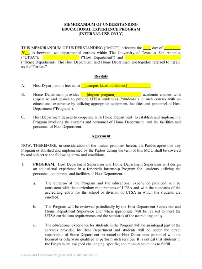 Fillable Online MOU Between the U.S. DOL, WHD and Kentucky ... Fax Email Print - pdfFiller