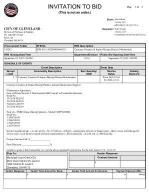 Fillable Online Currency Counters & Impact Receipt Printers Maintenance ...
