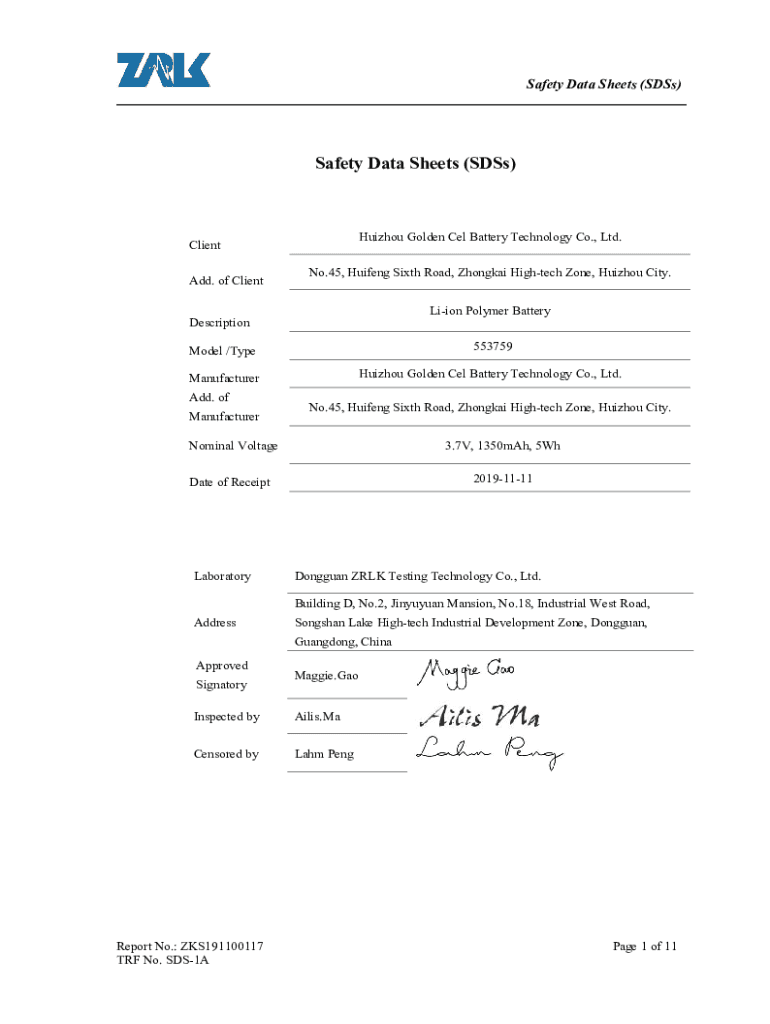 Fillable Online Safety Data Sheet (SDS) Center Fax Email Print - pdfFiller