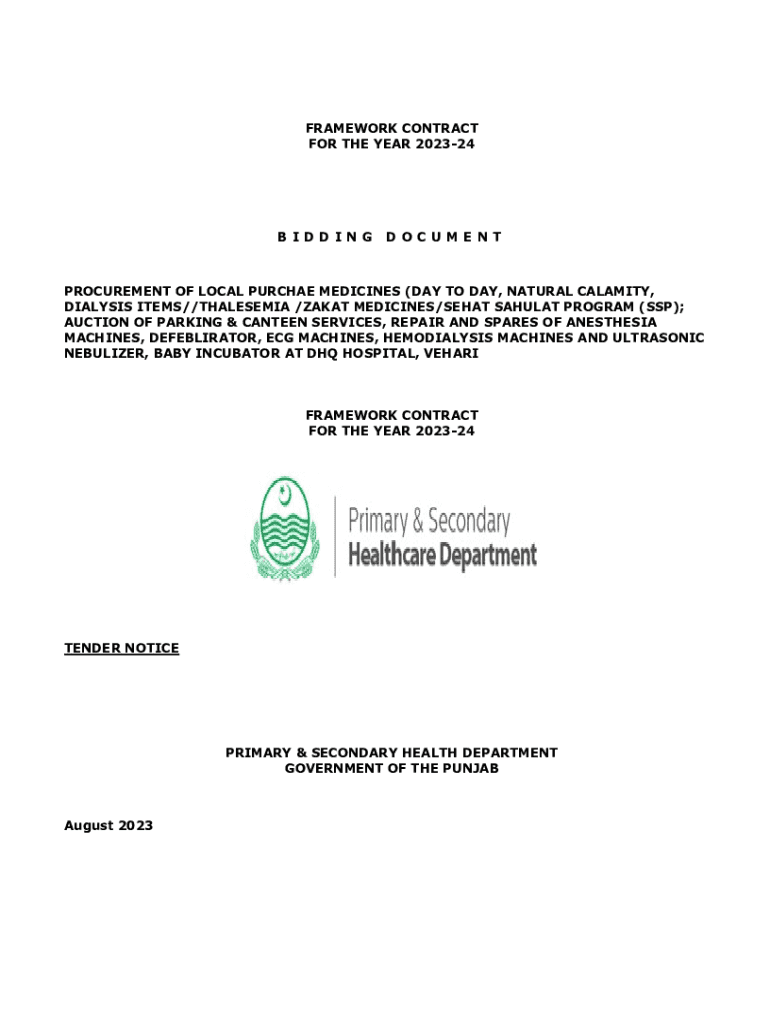 Fillable Online framework contract Fax Email Print - pdfFiller