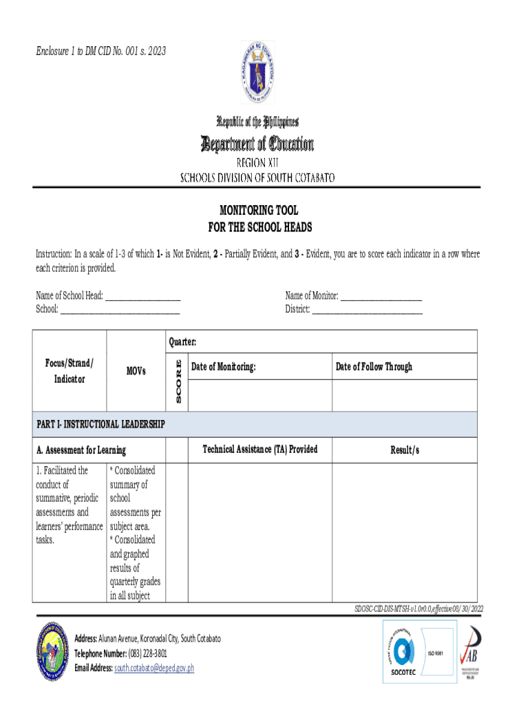 Fillable Online Progress Monitoring Intervention for Elementary School ...