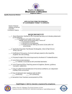 QAAD No.1b Standard Letter of Application for ... Doc Template | pdfFiller