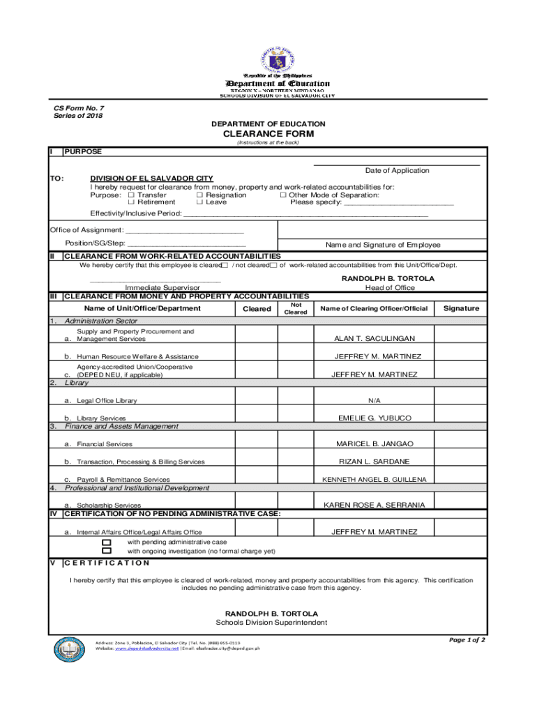 Fillable Online Division Clearance Form Fax Email Print - pdfFiller