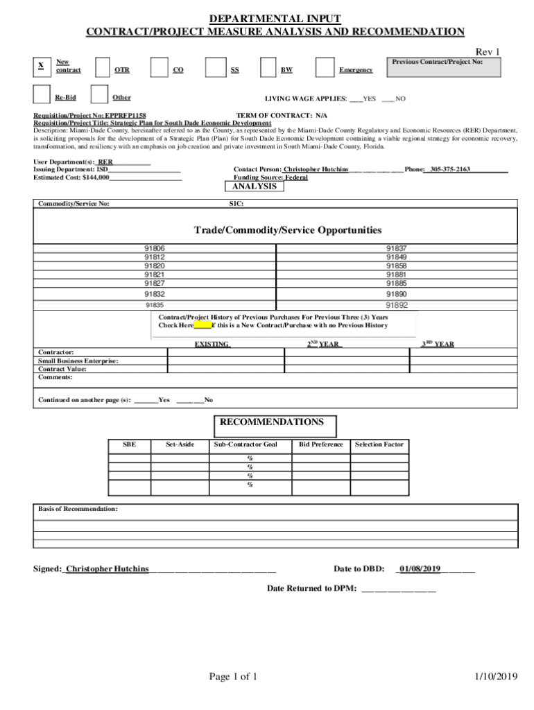Fillable Online How to Align Contract Type with Procurement Objectives ...