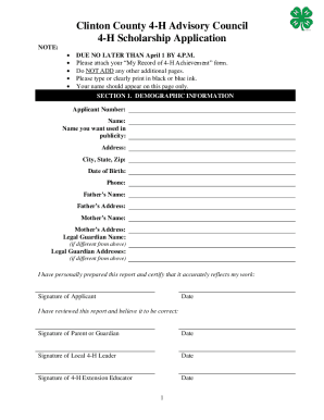 Fillable Online extension purdue 4-H Forms & Event Tools - Cornell ...