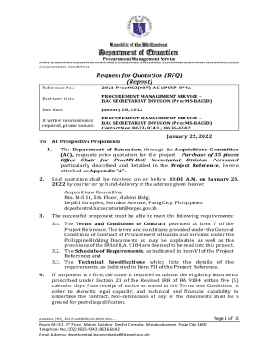 Fillable Online BAC SECRETARIAT DIVISION (ProcMS-BACSD) Fax Email Print ...