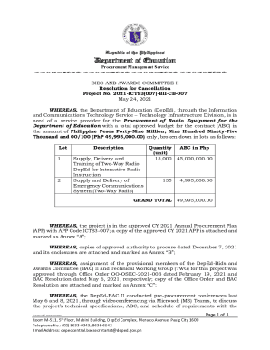 Fillable Online Example of bac resolution - ernstudios.com Fax Email ...