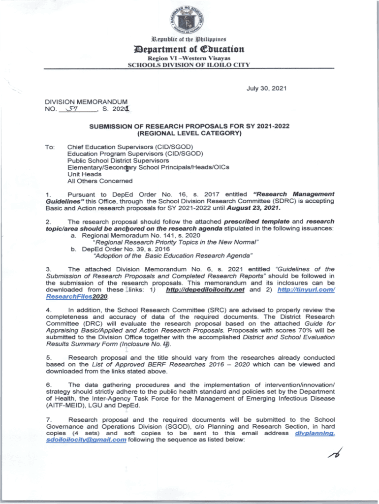 Fillable Online Schools Division of Iloilo CityOfficial Website of ...