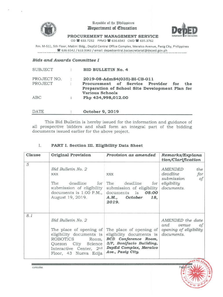 Fillable Online Site Development Plan for Various Schools Fax Email ...
