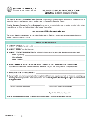 Fillable Online Revocation authorization form: Fill out & sign online ...