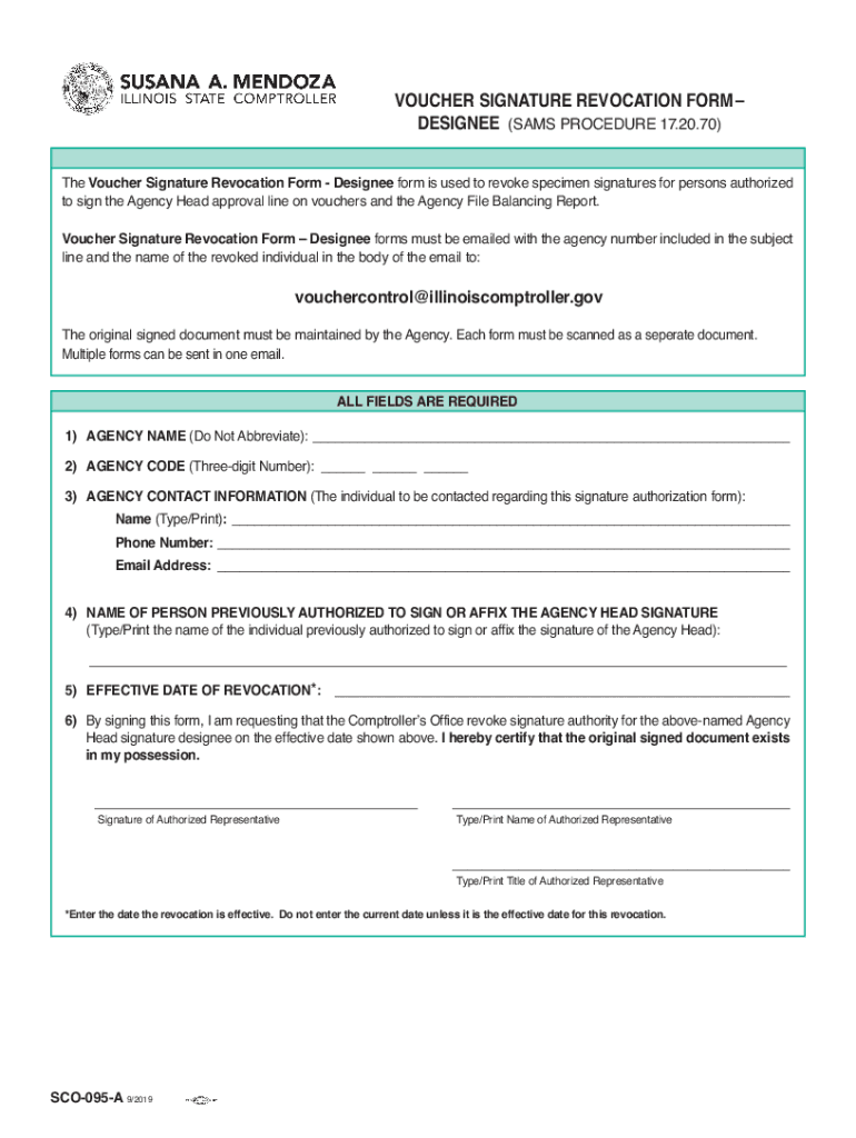 Fillable Online Revocation authorization form: Fill out & sign online ...