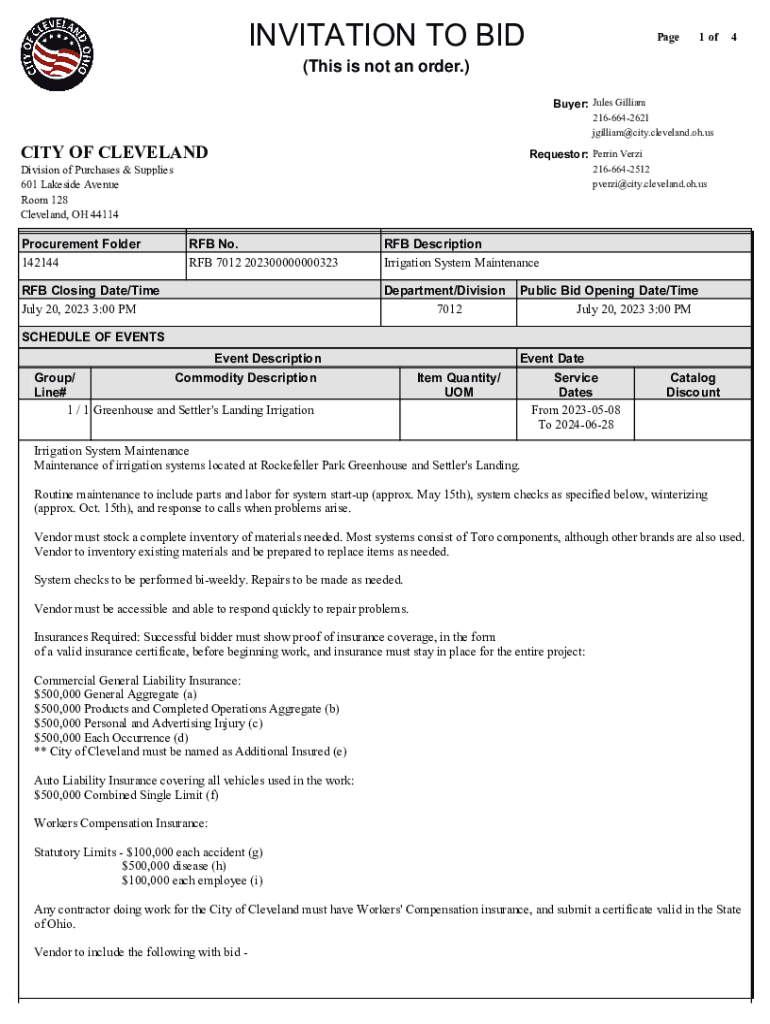 Fillable Online Irrigation System Maintenance Fax Email Print - pdfFiller
