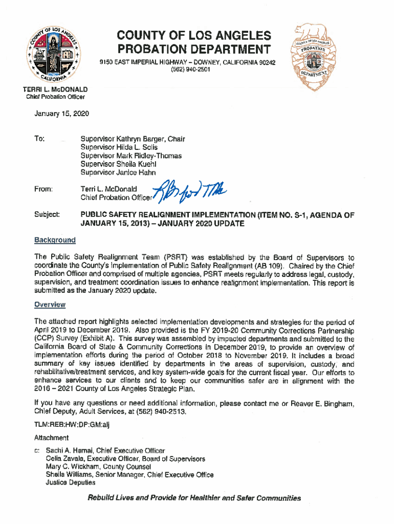 Fillable Online California Realignment - Stanford Criminal Justice ...