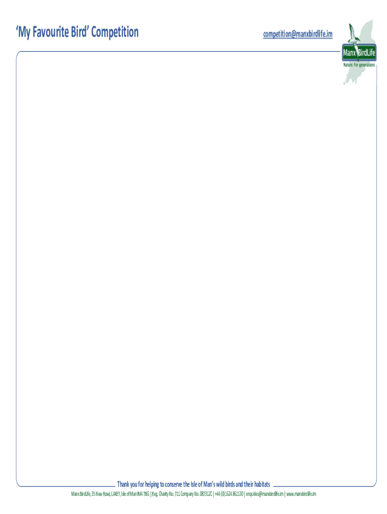 Fillable Online Template - Education A4 landscape competition artboard ...
