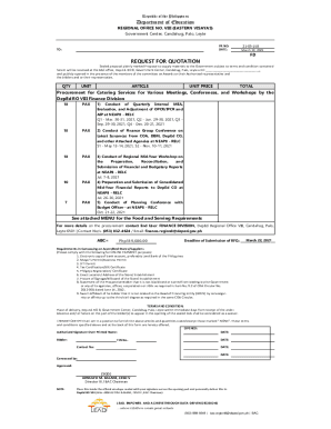 Fillable Online DepEd RO VIII Finance Division Fax Email Print - pdfFiller