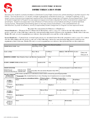 Fillable Online Fillable Online district relocation form - Seminole ...
