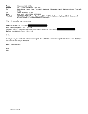 Fillable Online (b) (6) FYSA Pls review for your components From:Iacono ...