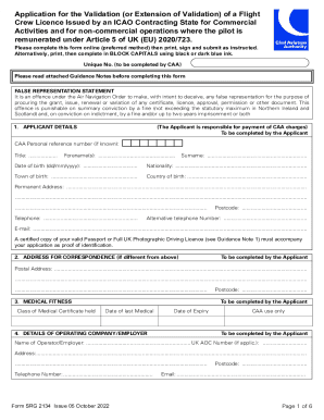 Fillable Online Application for the Validation (or Extension of Validation) of a Flight Fax ...