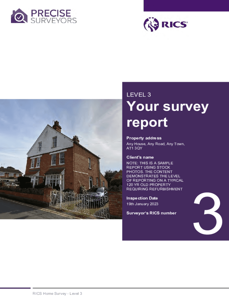 Fillable Online FREE 9+ Land Survey Report SamplesProject, Market ...