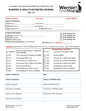 Fillable Online Program Information & Application Form Fax Email Print ...