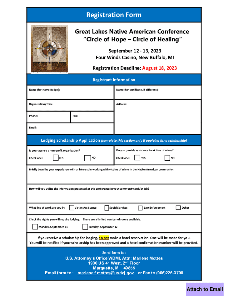 Fillable Online Great Lakes Native American Conference Fax Email Print ...