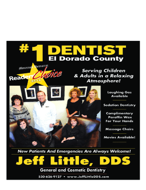 Fillable Online Jeff Little DDS Fax Email Print - pdfFiller